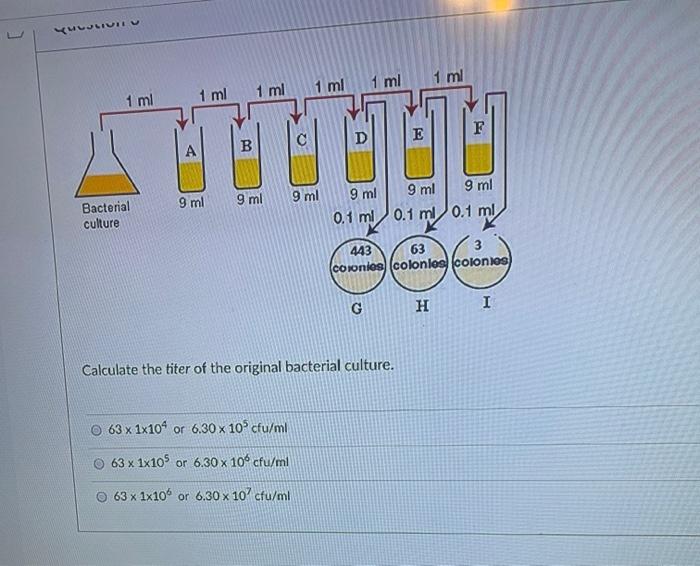 Solved 1 ml 1 mi 1 ml 1 ml 1 ml 1 ml F B M 9 ml 9 ml 9 ml 9 | Chegg.com