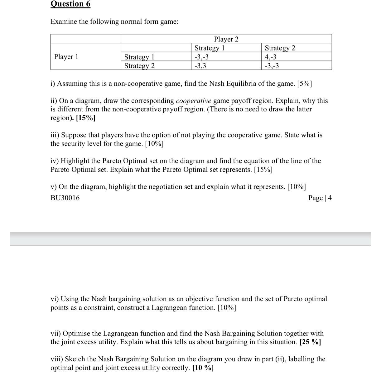 Solved Question 6Examine the following normal form | Chegg.com