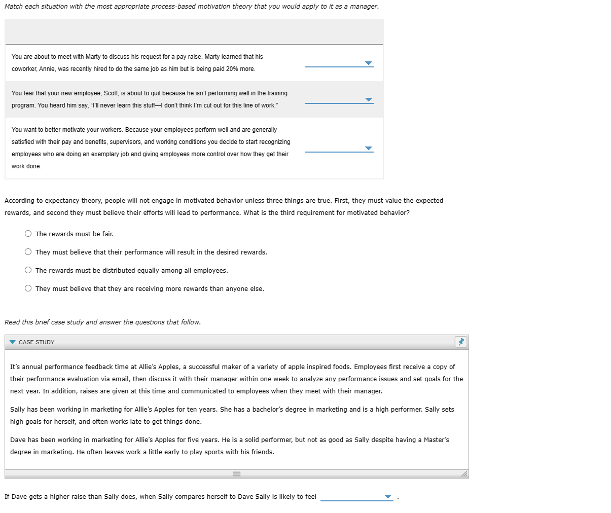 Solved Match each situation with the most appropriate | Chegg.com
