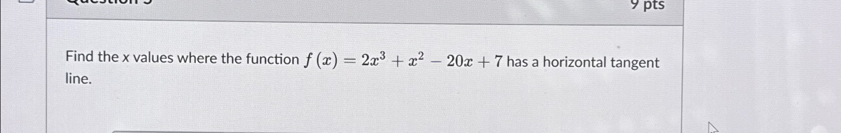 Solved Find the x ﻿values where the function | Chegg.com