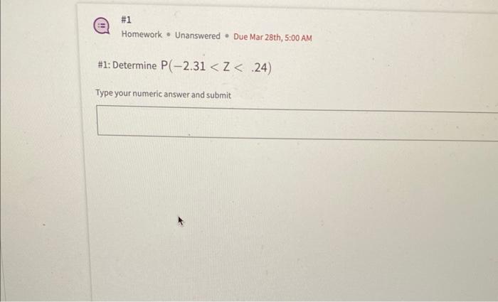 Solved P(−2.31 | Chegg.com
