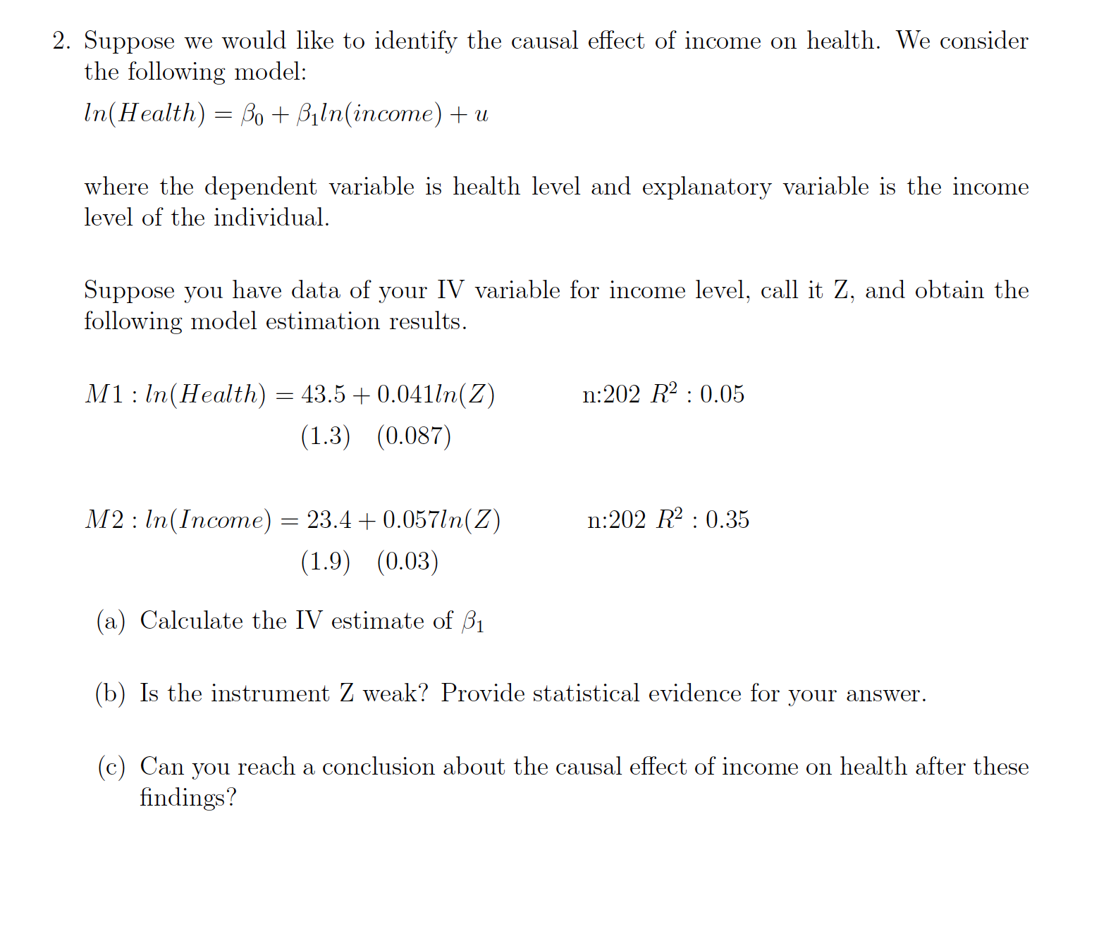 Solved Suppose we would like to identify the causal effect | Chegg.com