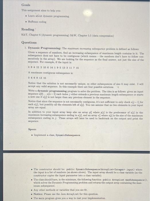 Solved - Learn abovt dynatmic programming - Huifinas coding | Chegg.com