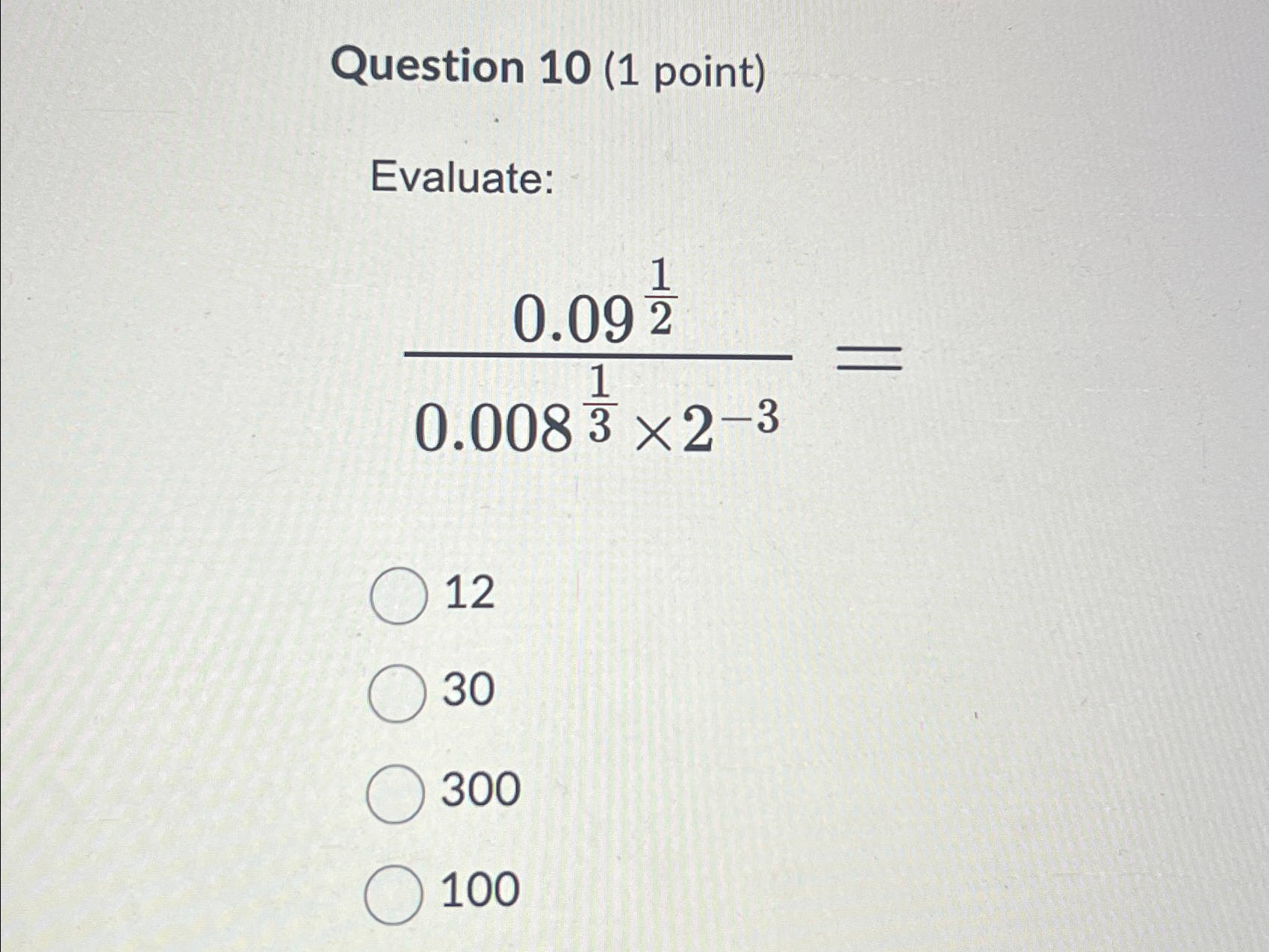 Solved Question 10 (1 | Chegg.com