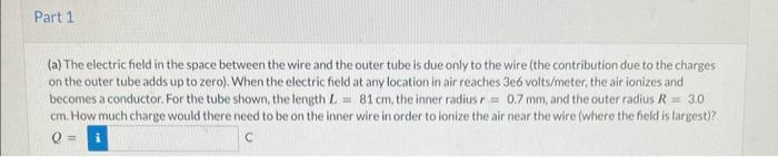Solved A Geiger tube, used to detect radioactive decays, | Chegg.com