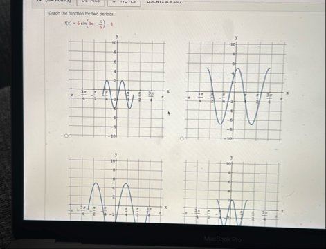 Solved Graph the function for two | Chegg.com