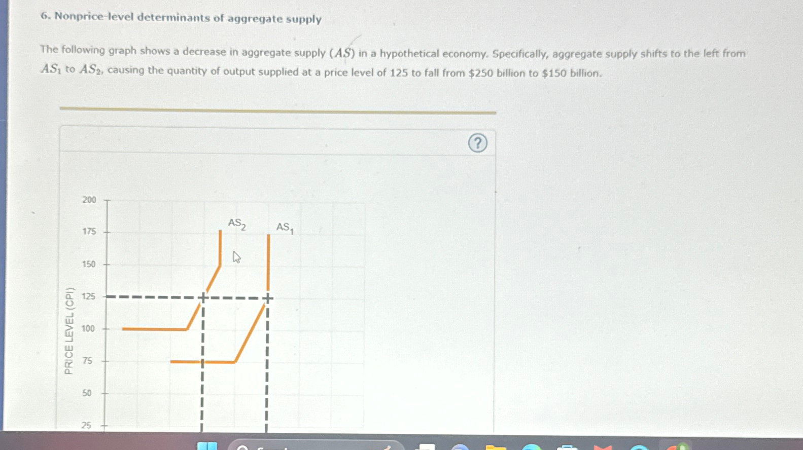 Solved Nonprice-level determinants of aggregate supplyThe | Chegg.com