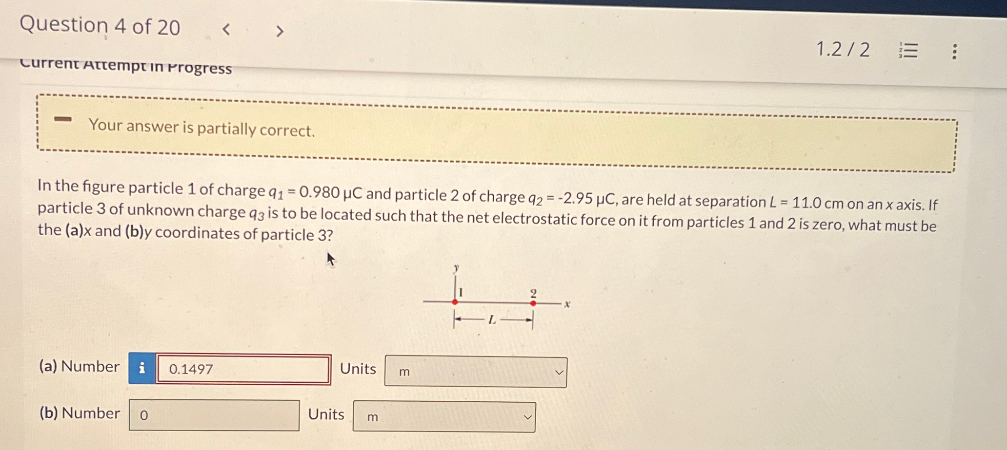 Solved FIGURE IS IN THE PICTURE1.22Current Attempt in | Chegg.com