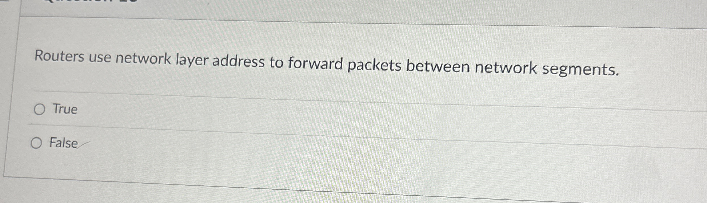 Solved Routers use network layer address to forward packets | Chegg.com