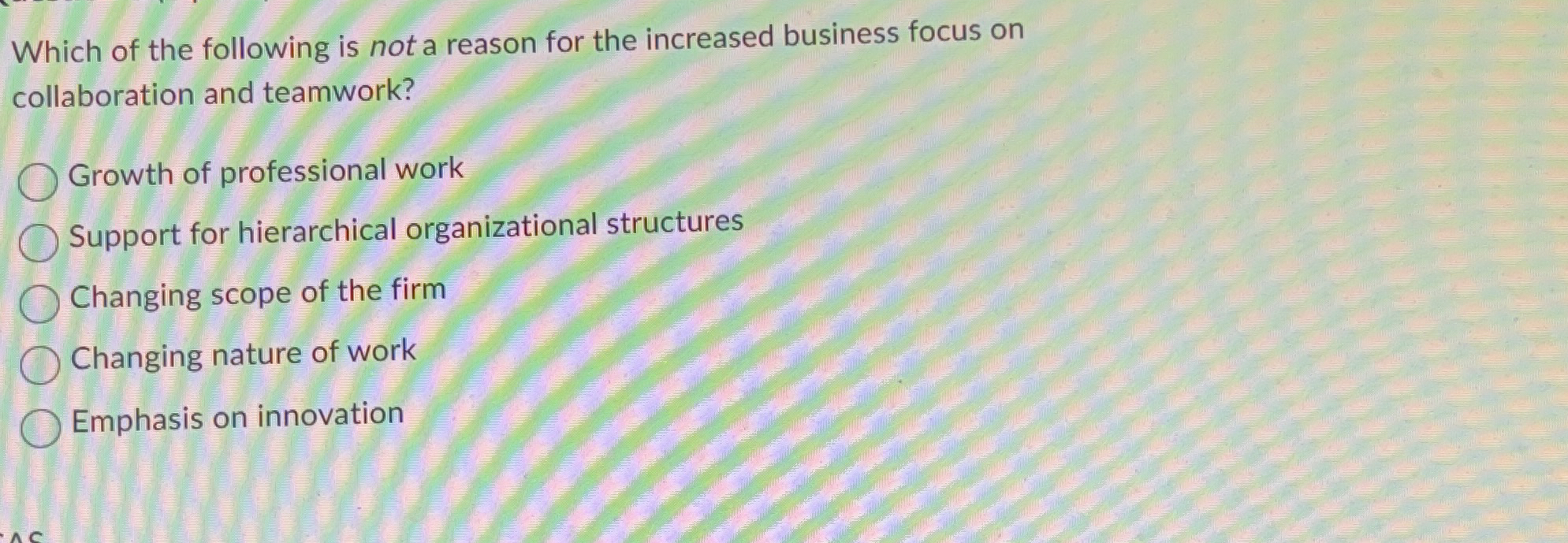 Solved What is the most important benefit of an enterprise | Chegg.com