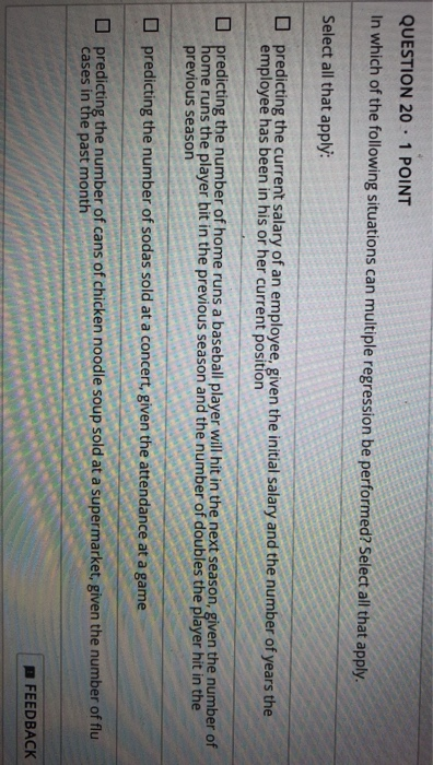 Solved ION 20 1 POINT In Which Of The Following Chegg Solved ION 20 1 POINT In Which Of The Following Chegg