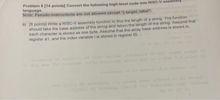 Solved Problem 6 [14 points] Convert the following | Chegg.com