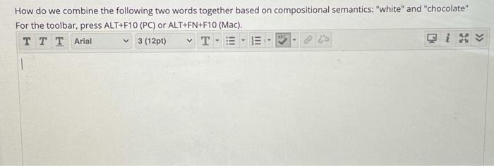 How do we combine the following two words together | Chegg.com