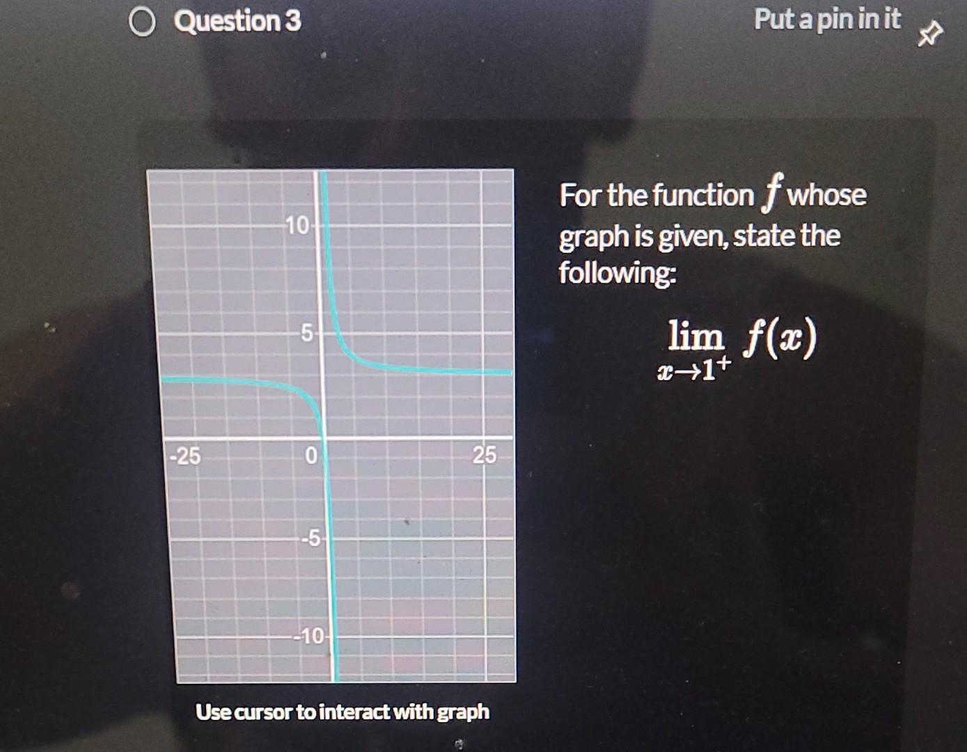 Solved For the function f whose graph is given, state the | Chegg.com