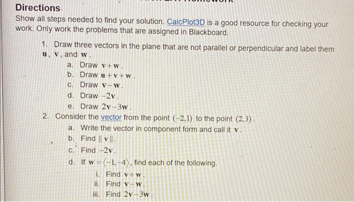 Solved how all steps needed to find your solution. | Chegg.com