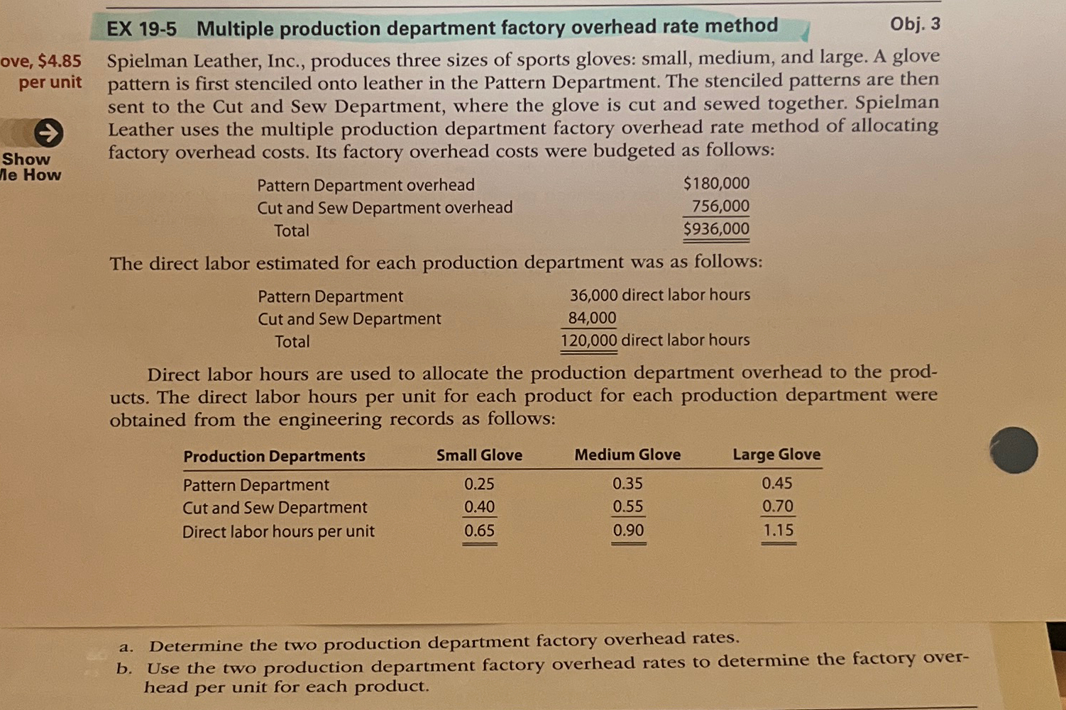Solved EX 19-5 Multiple production department factory | Chegg.com Solved EX 19-5 Multiple production department factory | Chegg.com