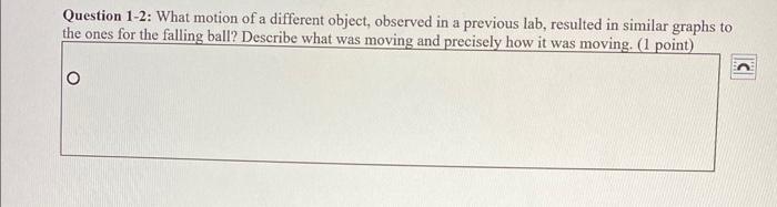 Prediction 1-2: Suppose that you drop the ball from a | Chegg.com