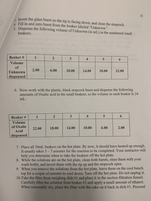 Data Sheet Determination of the Formula of a Salt 1 | Chegg.com