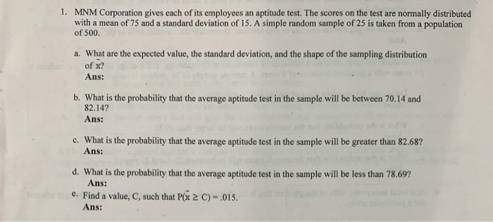 Solved 1. MNM Corporation gives each of its employees an | Chegg.com