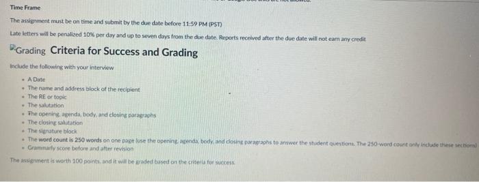 *. Direct Approach Letter Assignment and Steps Direct | Chegg.com