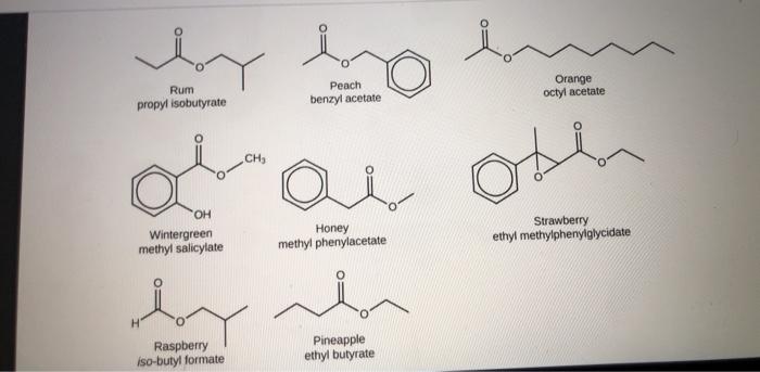 Solved 6. Circle and label the alcohol, aldehyde, ester, and | Chegg.com