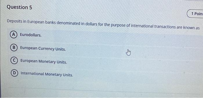 Solved The ability of a central bank to set monetary policy | Chegg.com