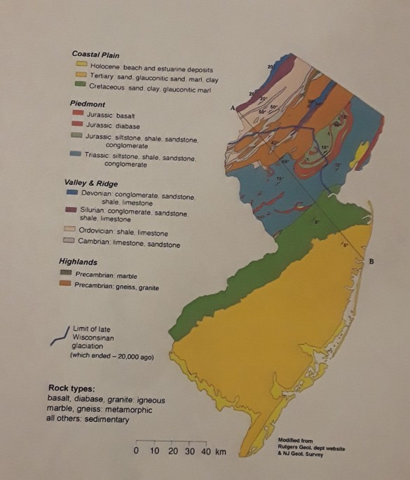 Solved Part 1 Horizontal strata The map on the next page | Chegg.com