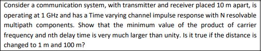 Consider a communication system, with transmitter and | Chegg.com