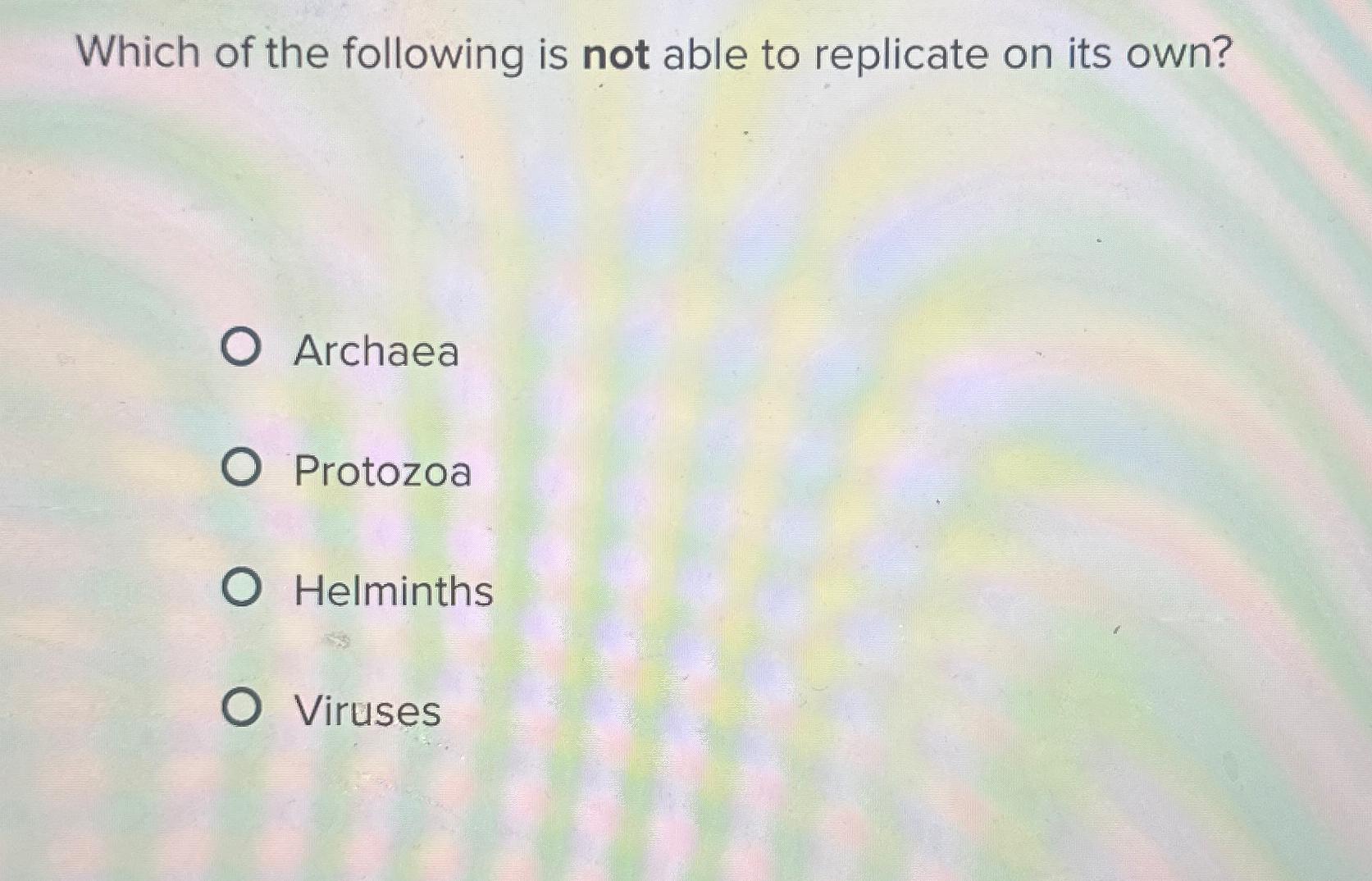 Solved Which of the following is not able to replicate on | Chegg.com Solved Which of the following is not able to replicate on | Chegg.com