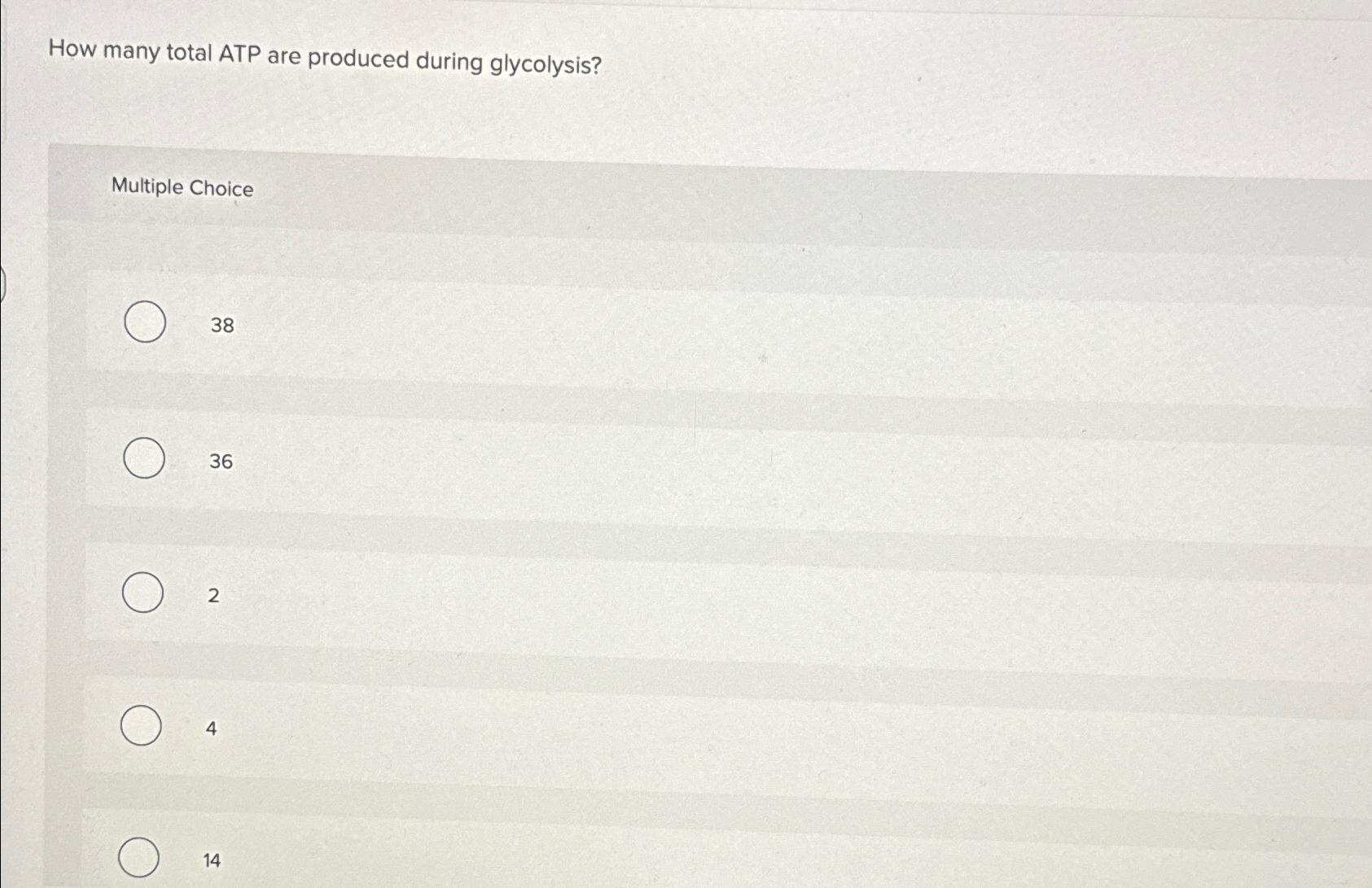 Solved How many total ATP are produced during | Chegg.com