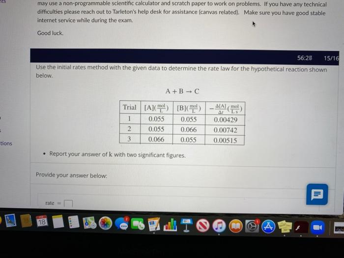 Solved 15 may use a non-programmable scientific calculator | Chegg.com