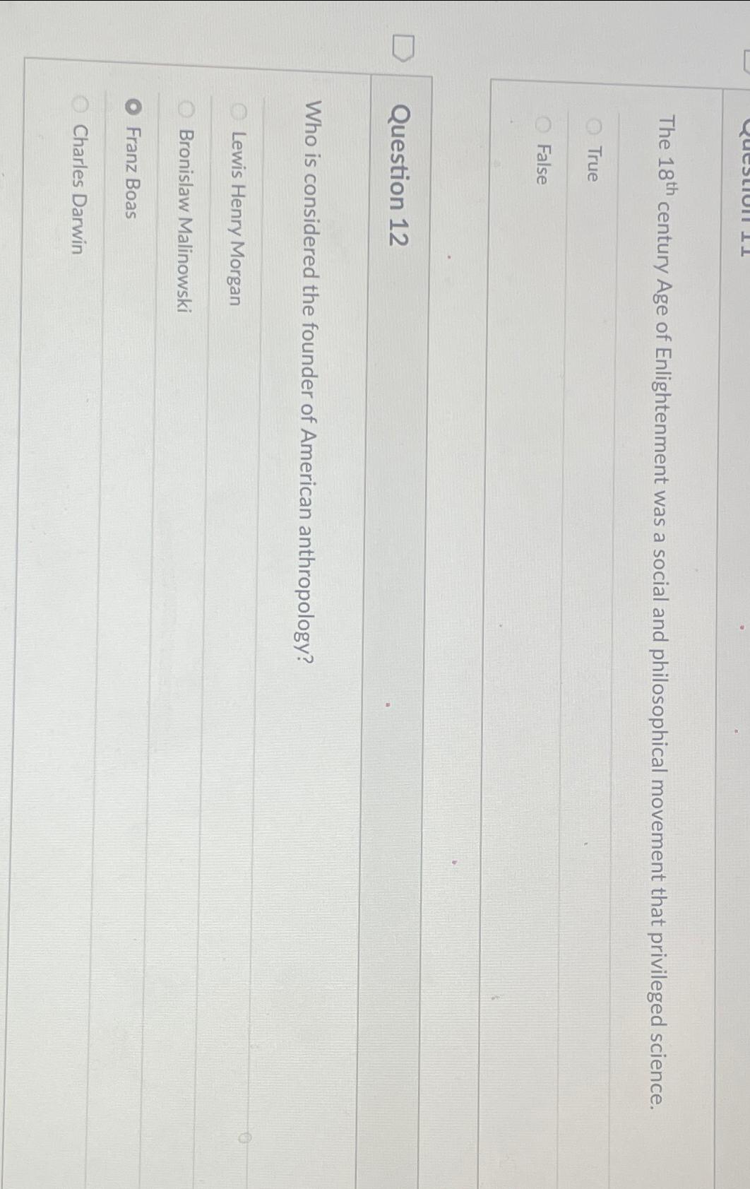 Solved The 18th ﻿century Age of Enlightenment was a social | Chegg.com