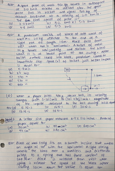 Solved Q18- ﻿A space probe of wass 550 ﻿kg travels in | Chegg.com