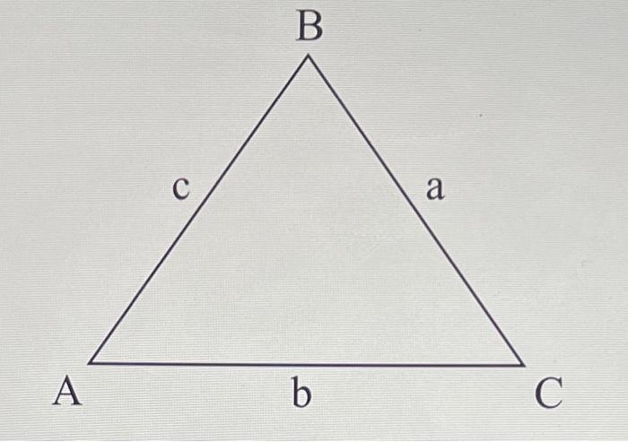Solved Find the sides, angles, and area of the triangles | Chegg.com