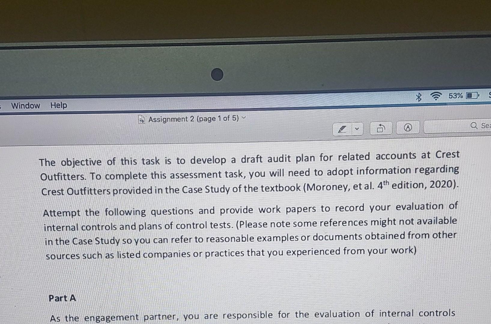 Solved The objective of this task is to develop a draft | Chegg.com