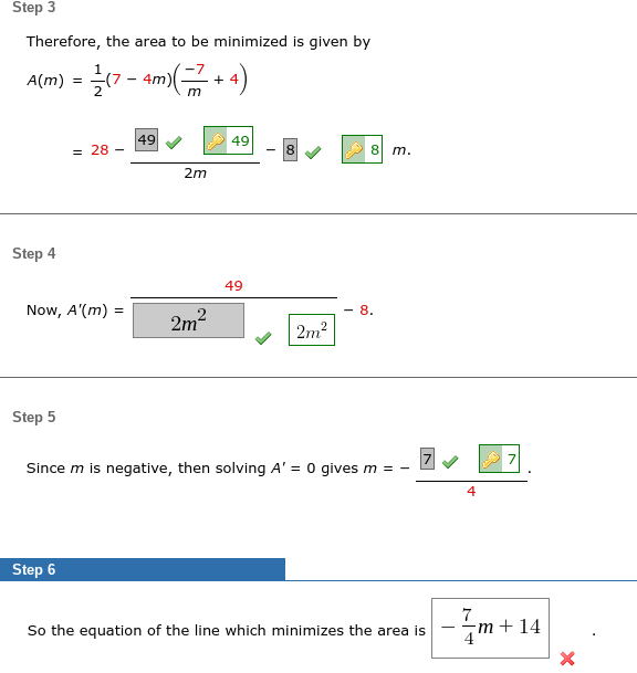 Solved Step 6So the equation of the line which minimizes the | Chegg.com