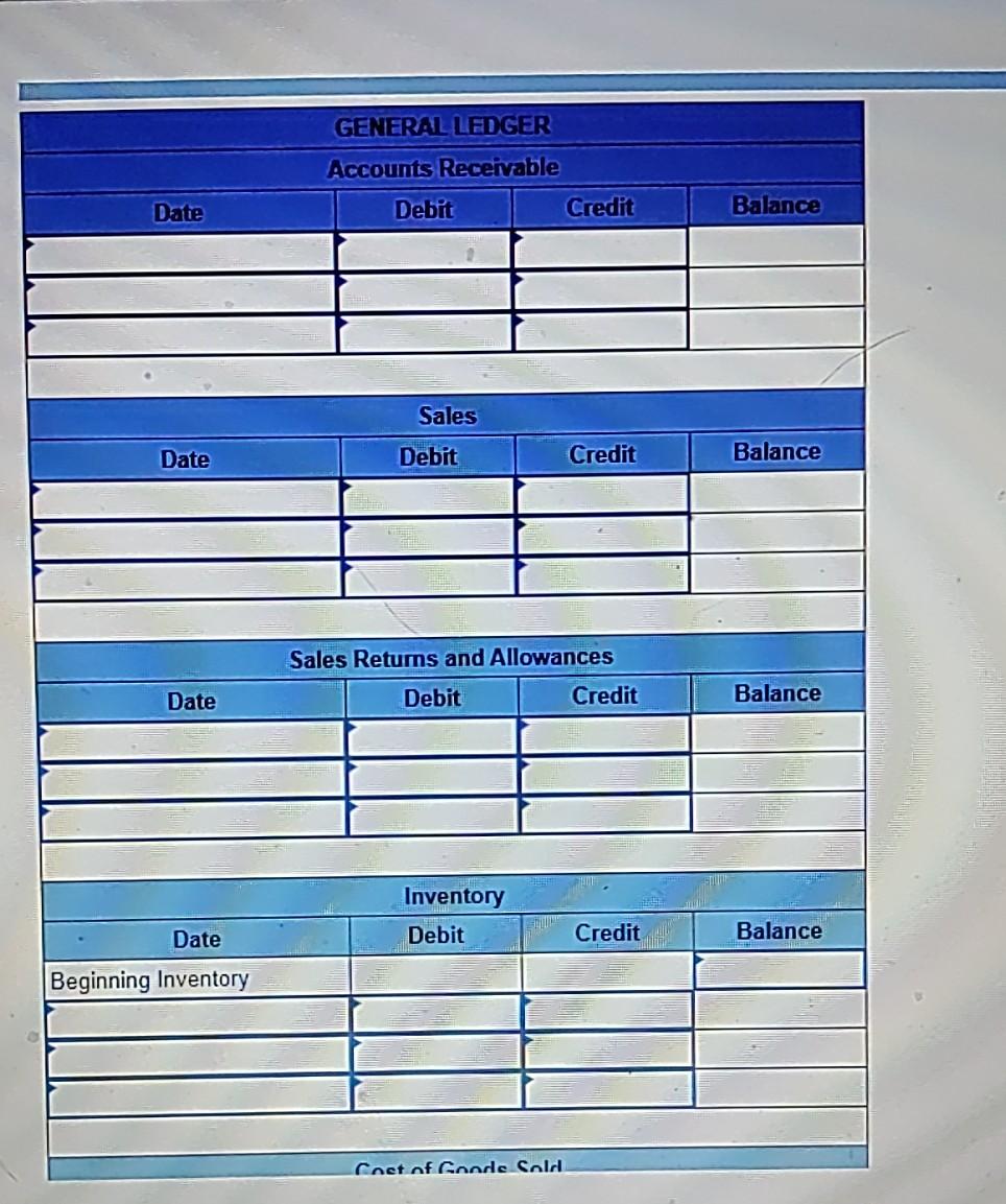 Solved Exercise 7-12 (Algo) Posting to subsidiary ledger | Chegg.com