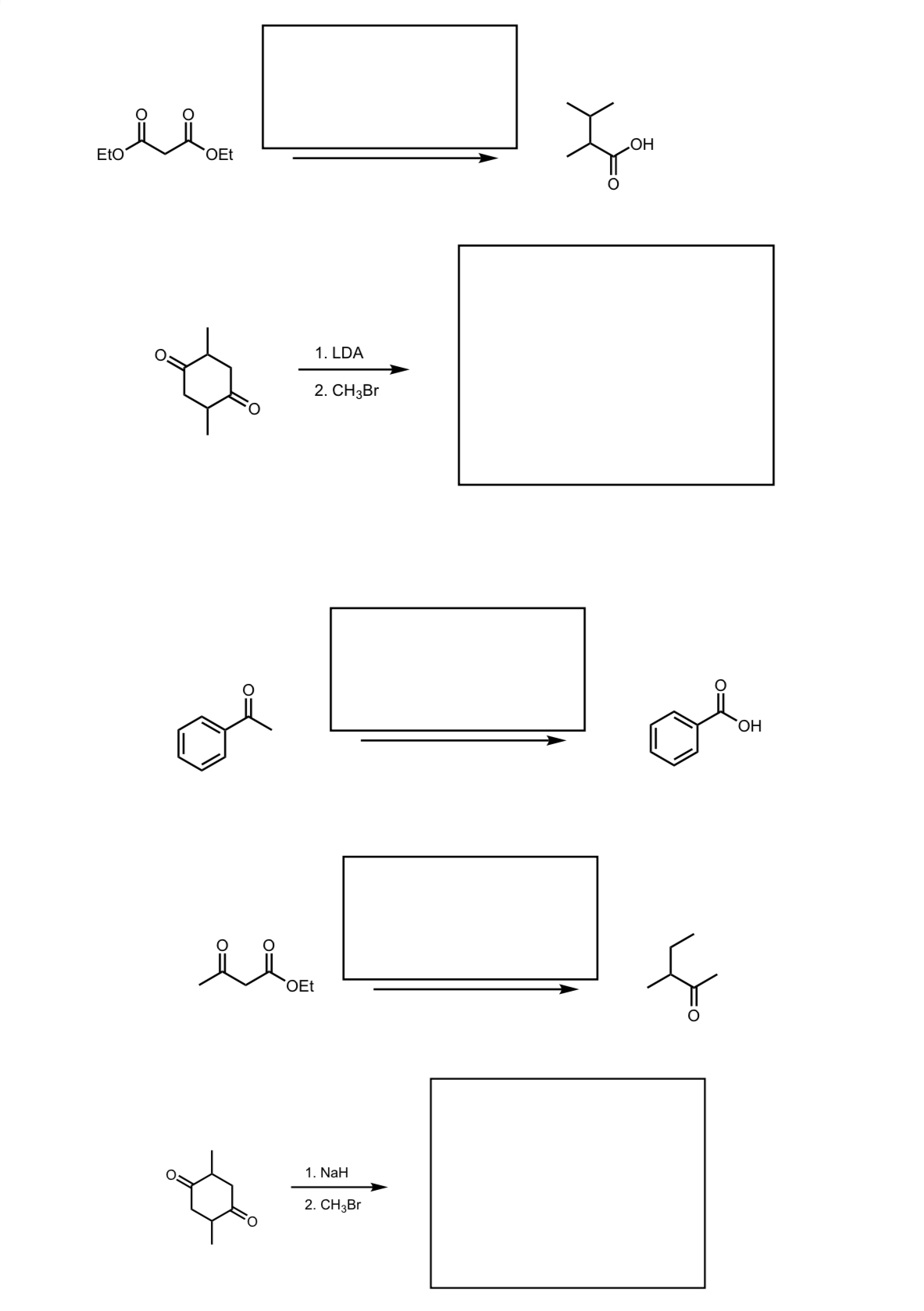 Solved Putting it all together! Propose the starting | Chegg.com