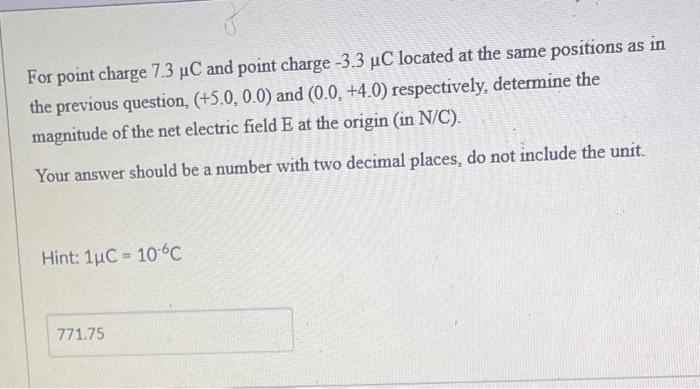 Solved Two point charges QA and QB are located at the x−y | Chegg.com
