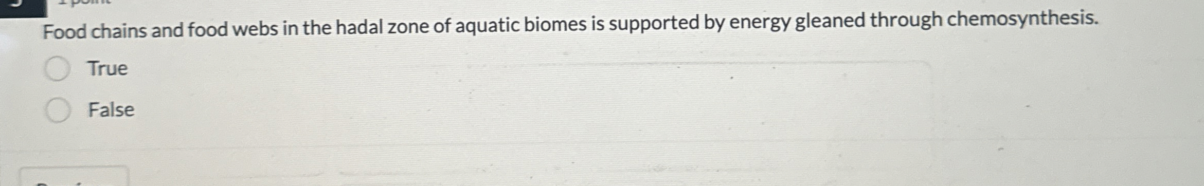 Solved Food chains and food webs in the hadal zone of | Chegg.com