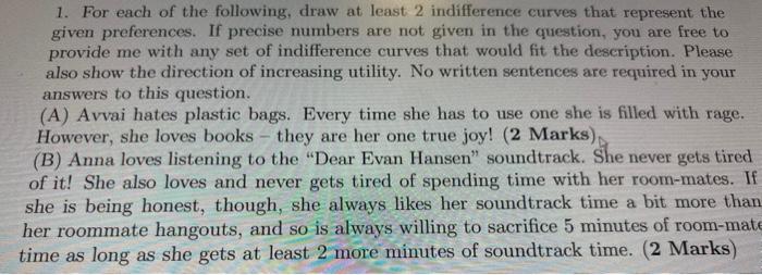 Solved 1. For each of the following, draw at least 2 | Chegg.com