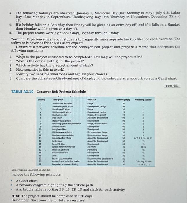 Solved Project Description The new computer-controlled | Chegg.com