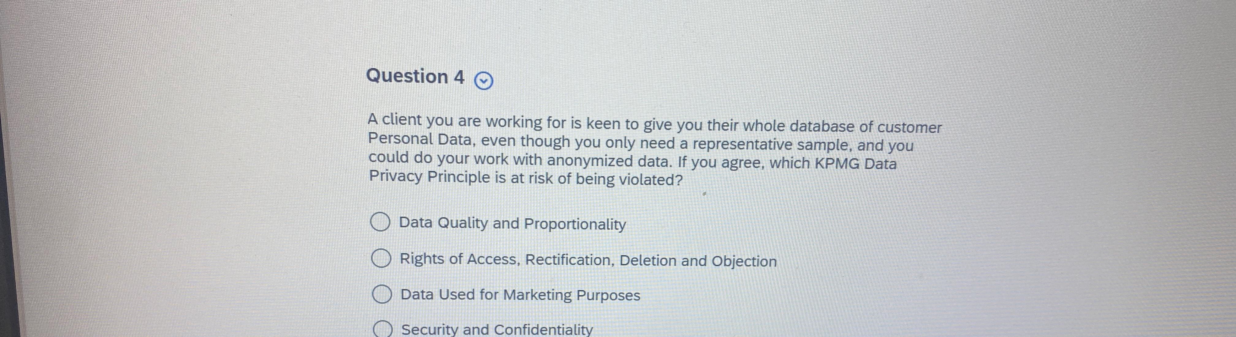 Solved Question 4A client you are working for is keen to | Chegg.com