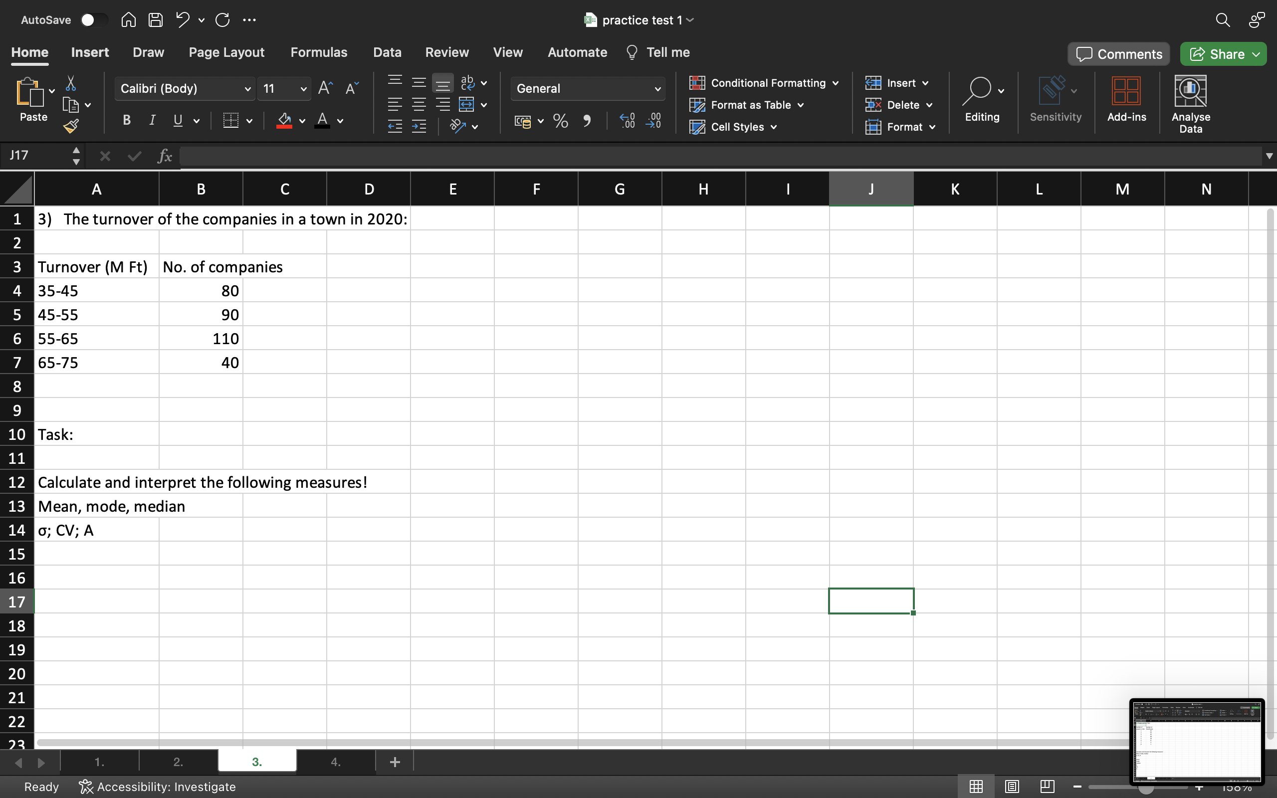 Solved Calculate and interpret the following measures! | Chegg.com