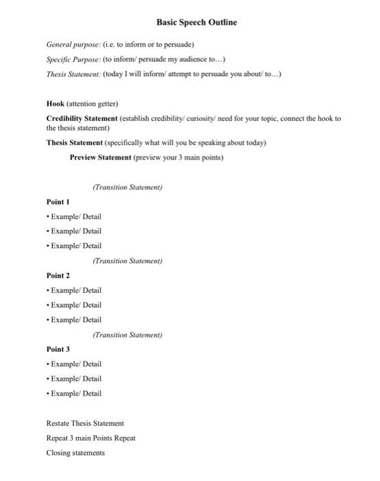 Using the attached template as a guide; you will | Chegg.com