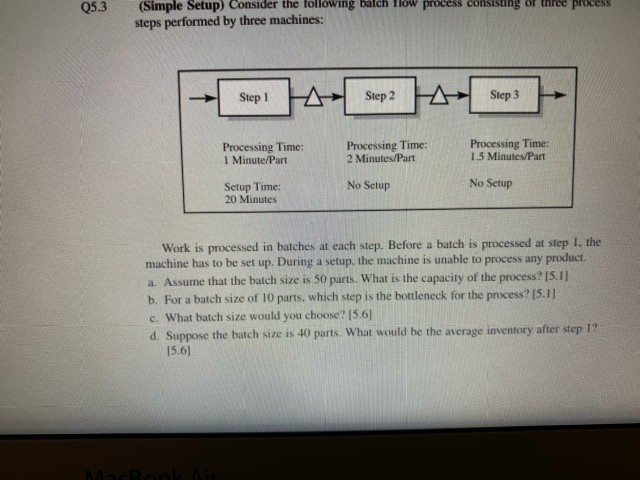 Solved Q5.3 ung or (Simple Setup) Consider the following | Chegg.com