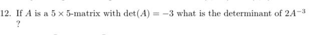Solved linear algebra question | Chegg.com