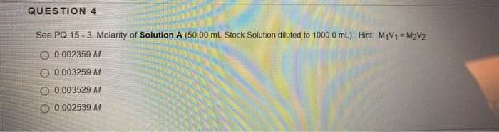 Solved QUESTION 3 See PQ 15 - 3. The 1.584 g Mgº metal | Chegg.com