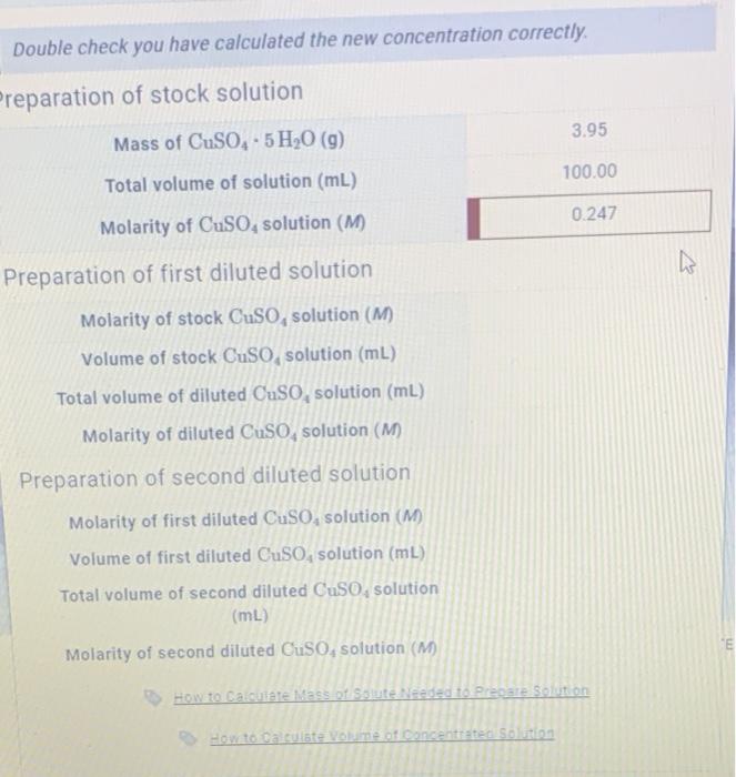 Double check you have calculated the new | Chegg.com