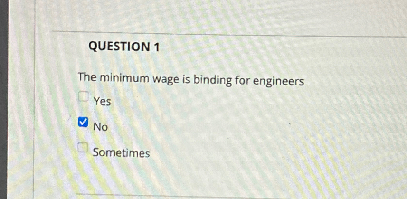 Solved QUESTION 1The minimum wage is binding for | Chegg.com